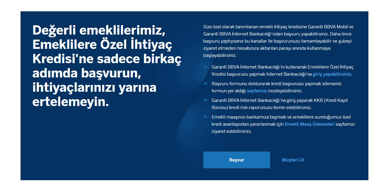 100.000 TL kredi aylık 7.857 TL taksitle veriliyor! Emeklilere büyük ...