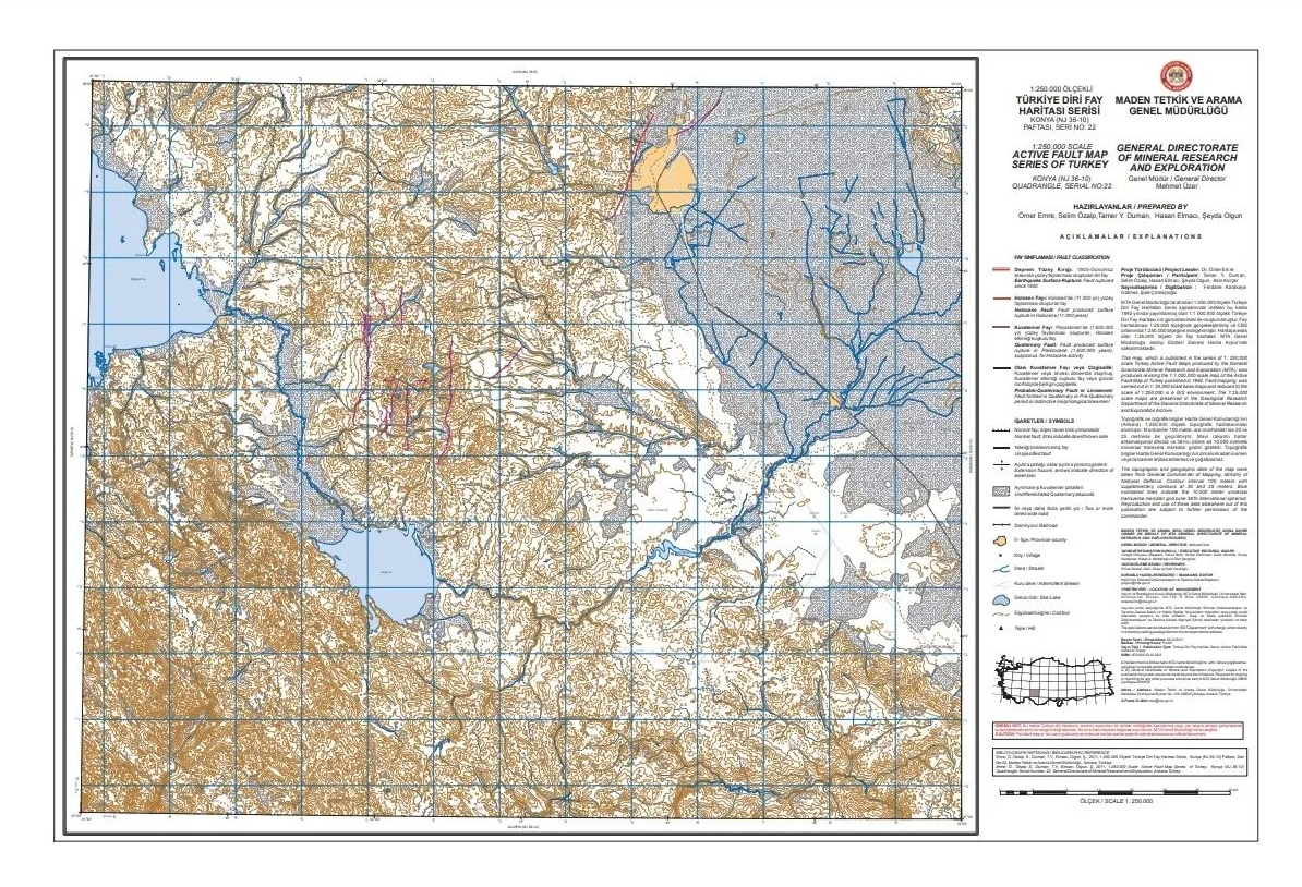 Konya deprem bölgesi mi? 2025 Konya fay hattı haritasına göre deprem ...