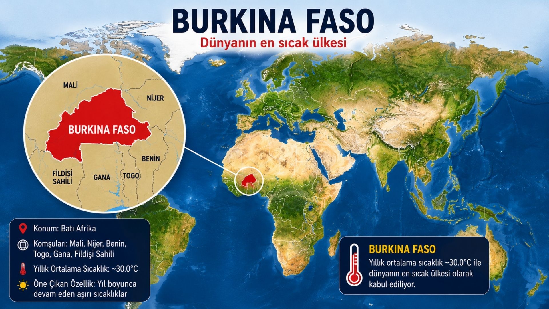 Dünyanın en sıcak 10 ülkesi: Afrika’dan Körfez’e kavurucu liste